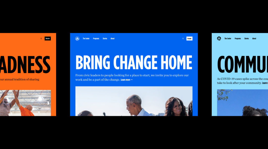 Obama Foundation Website Indigo Award winner 2025