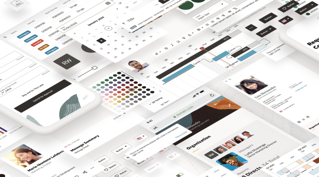 Oracle Redwood Design System Indigo Award winner 2024