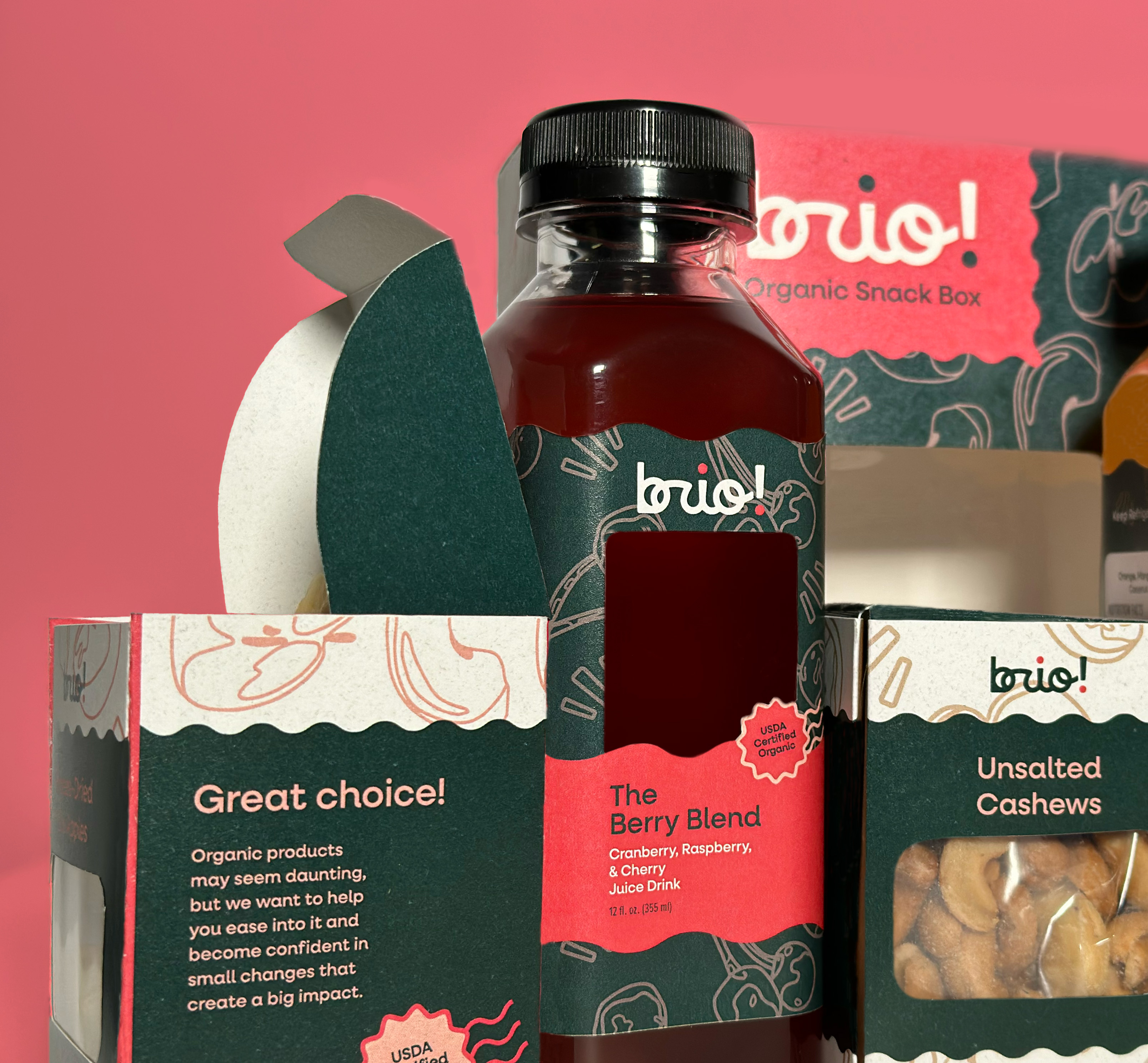 Brio - Organic Snack Boxes Indigo Award winner 2025
