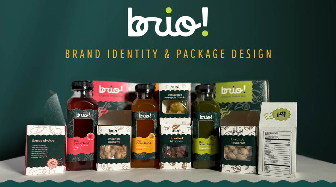 Brio - Organic Snack Boxes Indigo Award winner 2025